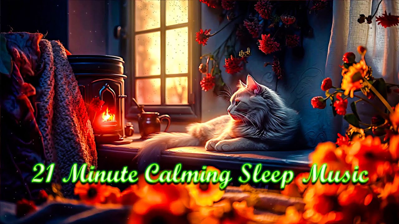 21 Minute Calming Sleep Music || Stress Relief Music, Relaxing Sleep ...