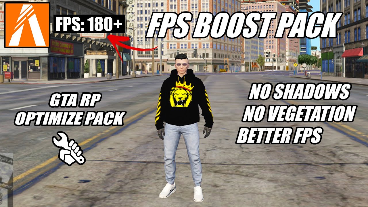 FiveM - New FPS Boost Graphics Pack (OPTIMIZED) +180 FPS (No Shadows ...
