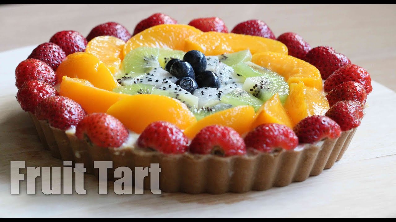 No-Bake Fruit Tart | Quick Dessert Recipe without baking - YouTube