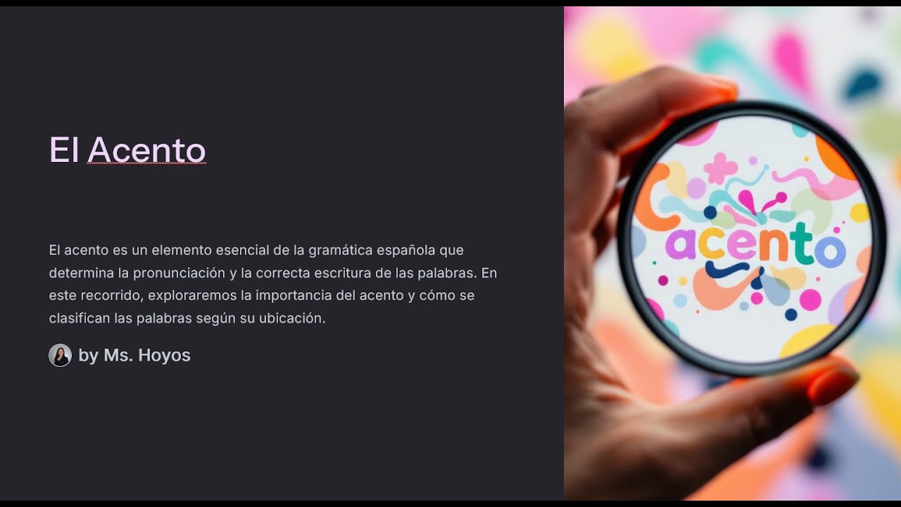 El Acento en Español: Guía Completa para Pronunciar y Escribir ...