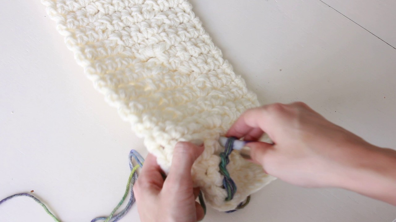 Guided Surface Slip Stitch - YouTube