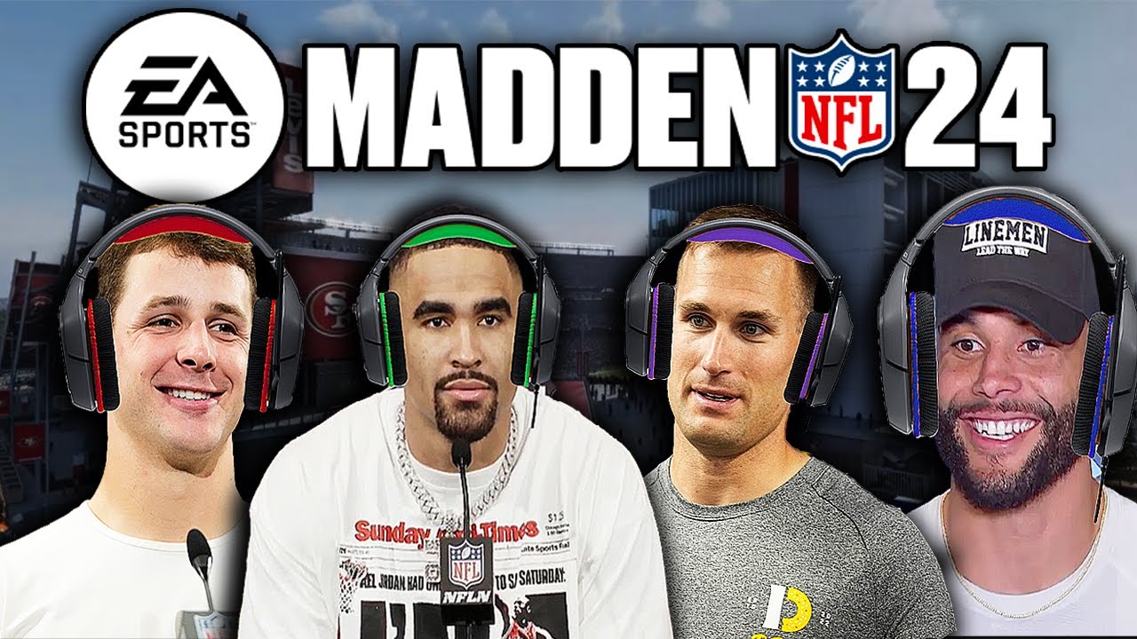 NFL QBs Play Madden 24 | NFC Edition #2 - YouTube