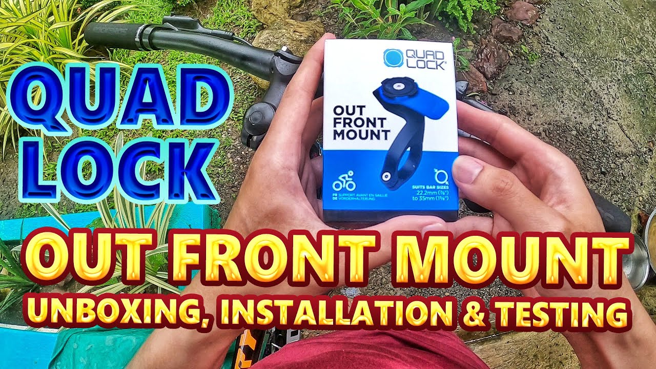 Quad Lock Out Front Mount for Bikes - YouTube