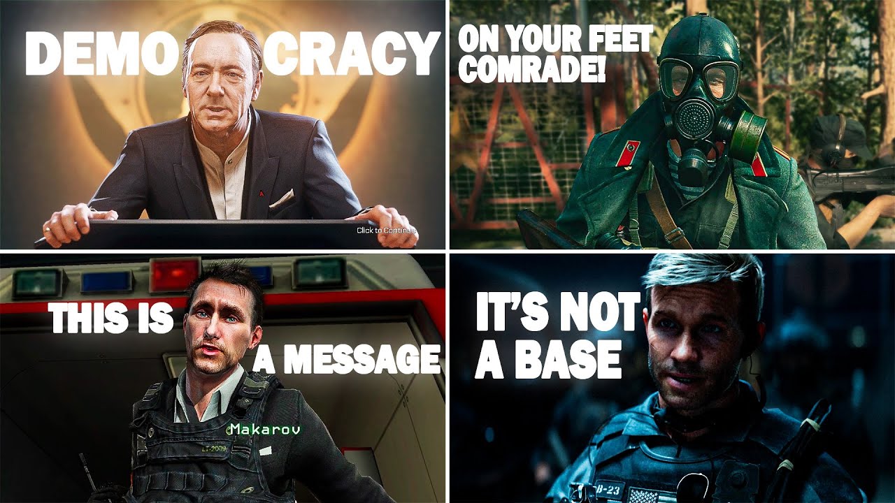 The Best Quotes and Speeches of Villains in Call of Duty Games - YouTube