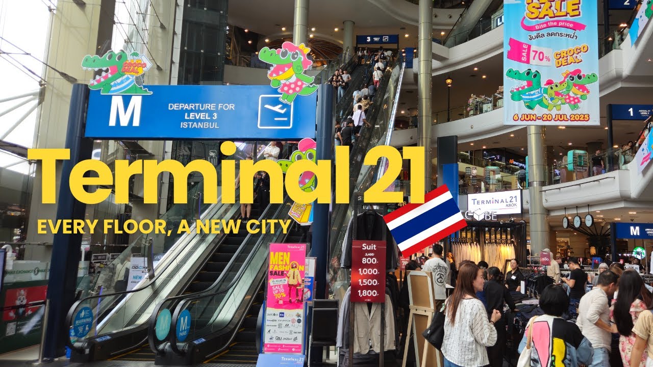 Terminal 21 Bangkok – Travel the World Inside a Mall - YouTube