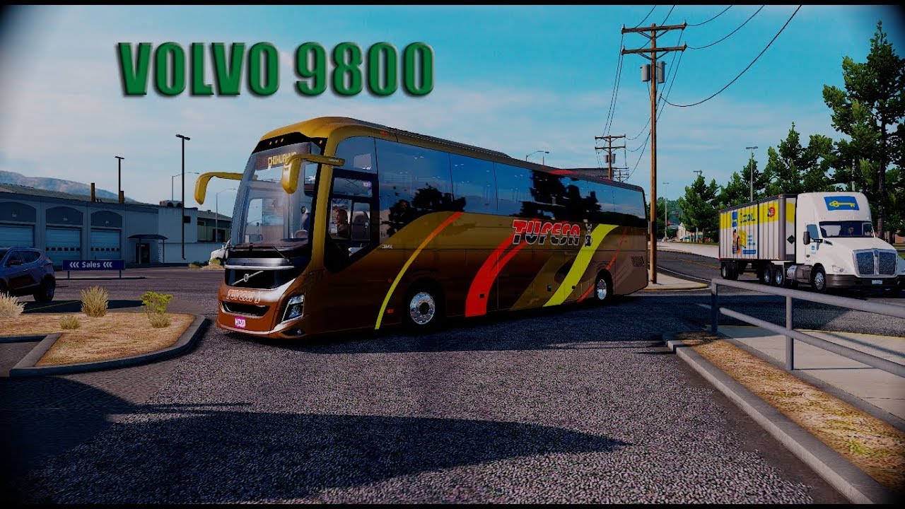 Volvo 9800 4x2 / DBMX/ 1.29 / ATS - YouTube