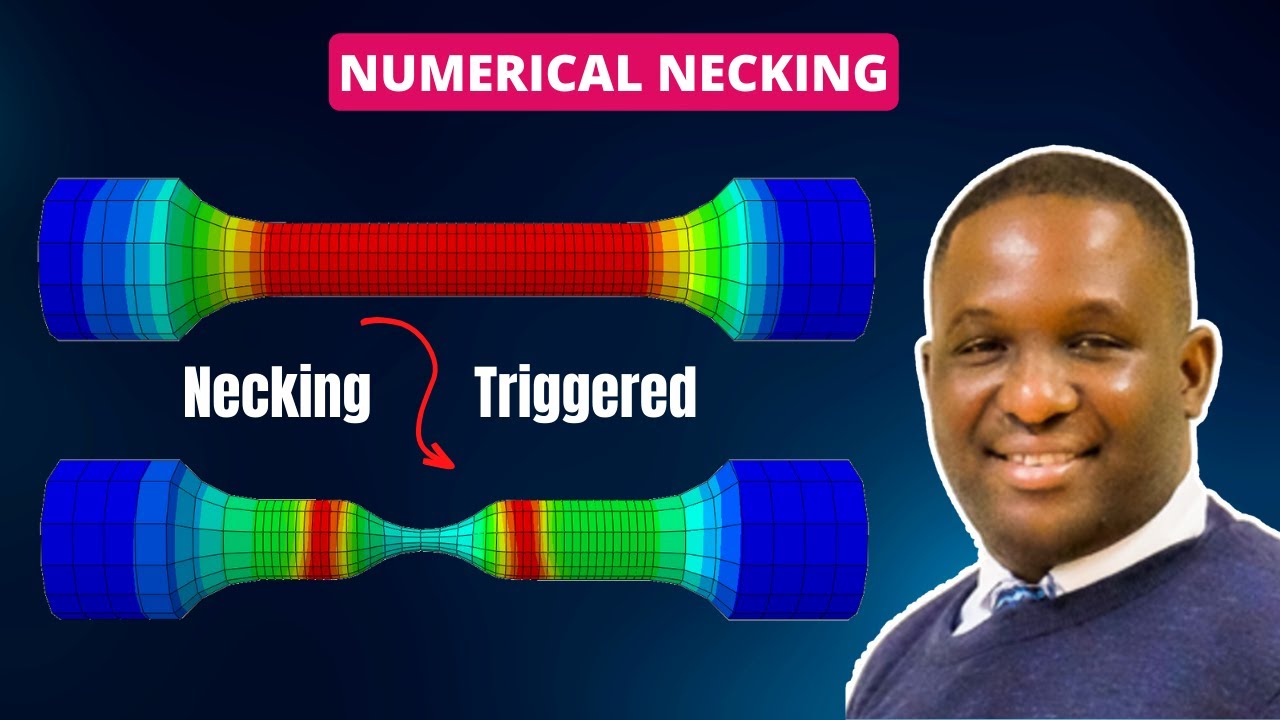 How to TRIGGER NECKING ARTIFICIALLY in ABAQUS - YouTube