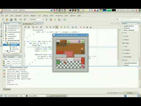 JavaFX simple tile set - YouTube