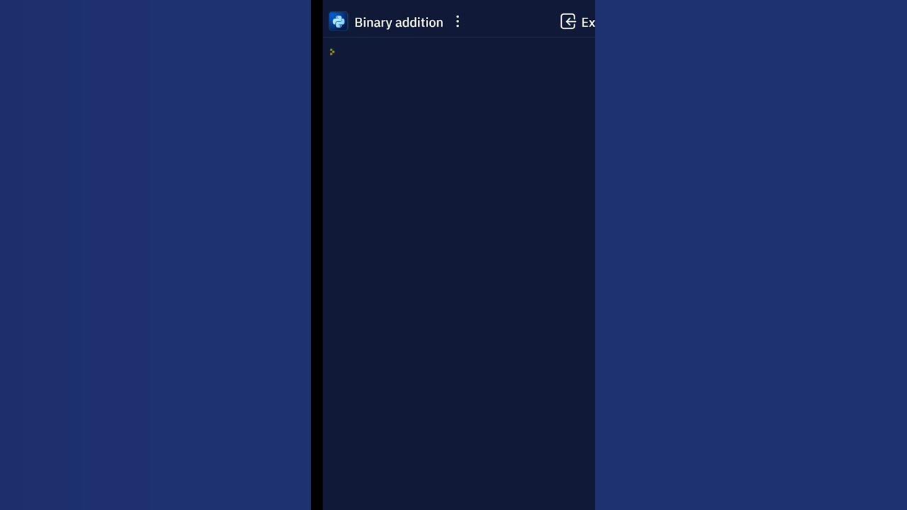 Add Binary Leet Code Programming Python Ytshorts Shorts Youtube