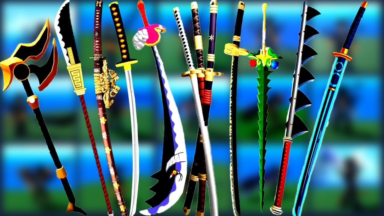 KING LEGACY UPD 5 (all swords showcase reworked) - YouTube