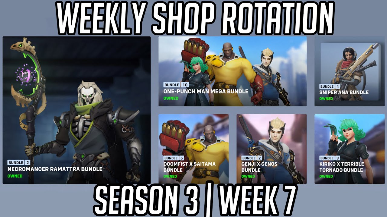 Season 3 | Week 7 Shop Rotation - Overwatch 2 - YouTube