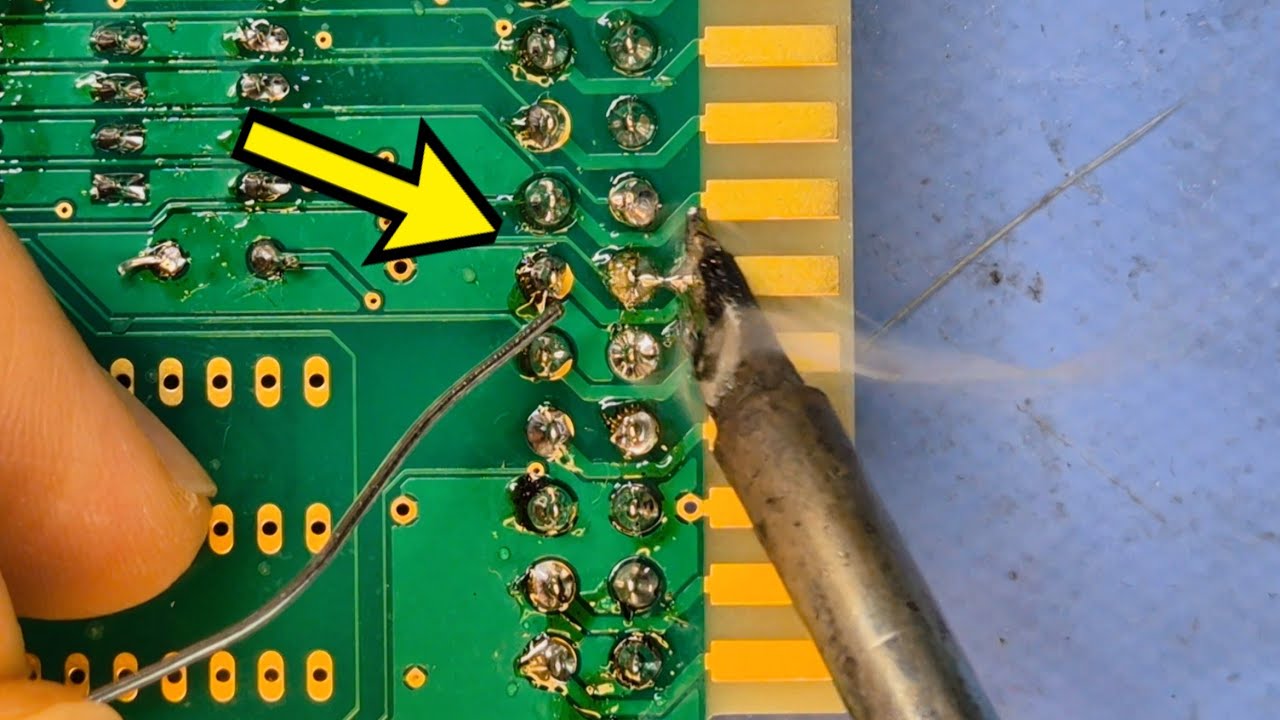 302.납땜 처음 하신 분 재작업(리터치)납땜하기ㅣFirst time soldering Rework Re-touch ...