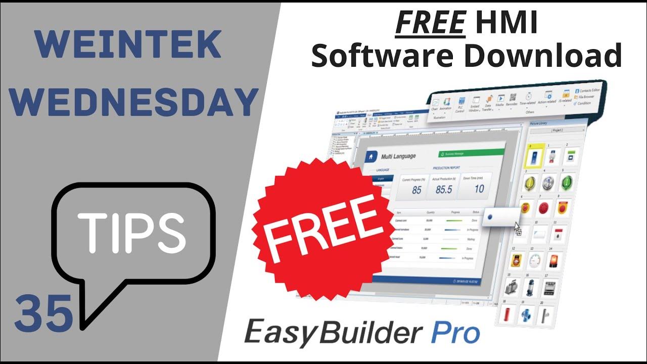 35: How to download Weintek's HMI software for free - EasyBuilder Pro - YouTube