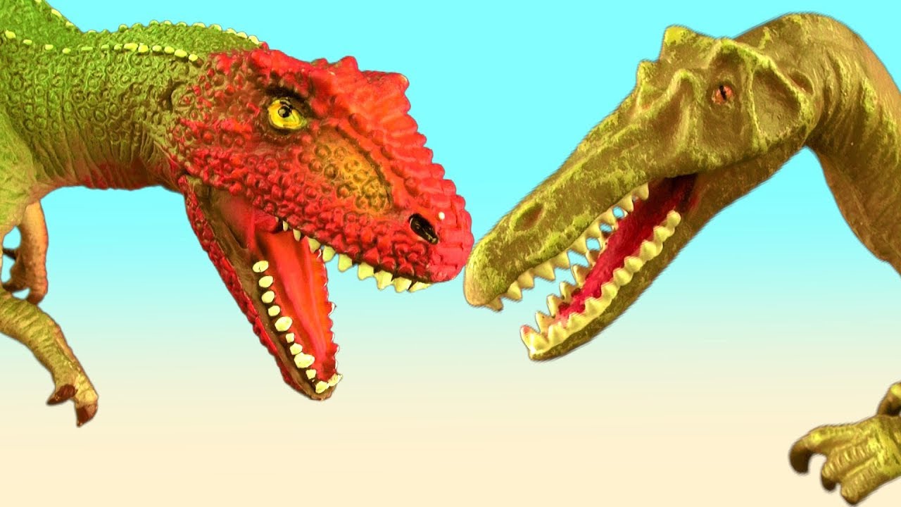Fighting Dinosaurs Dinosaur Battle - Watch the Fun Ending Dinosaur ...