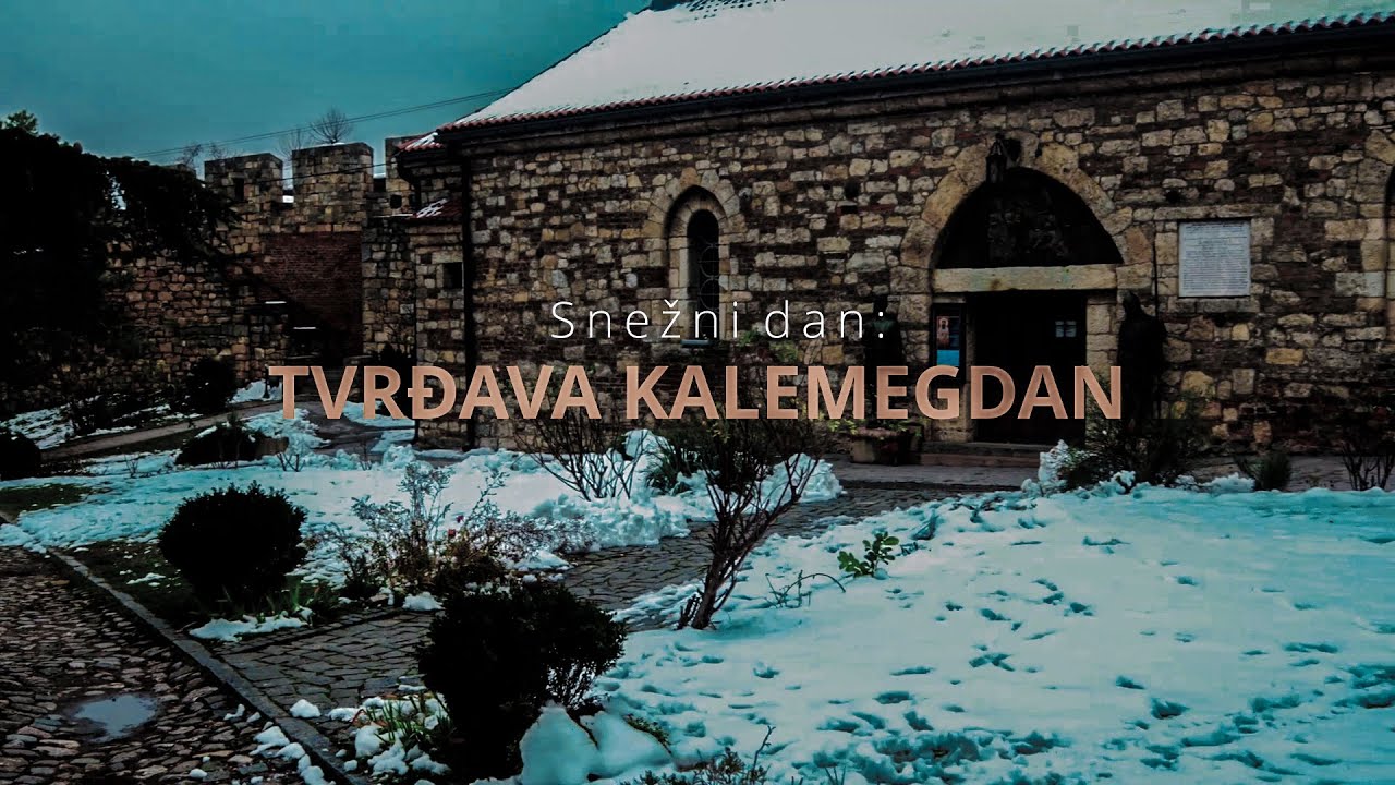 Snežni dan: Tvrđava Kalemegdan / Snowy day: Kalemegdan Fortress - YouTube