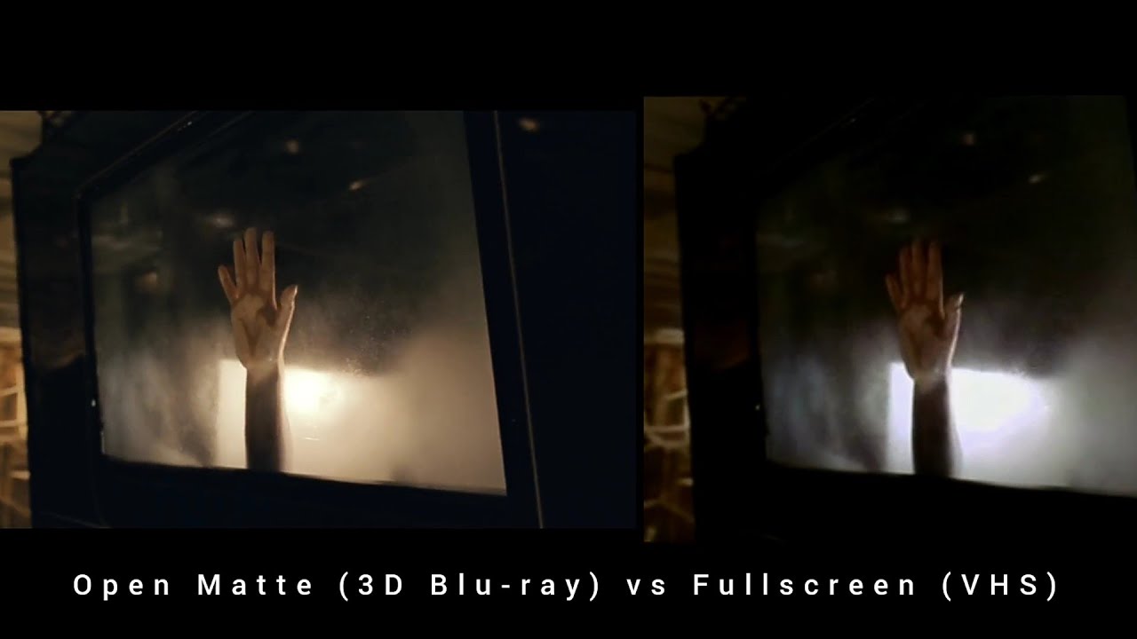 Titanic Open matte (3D Blu-ray) vs Fullscreen (VHS) comparison Love ...