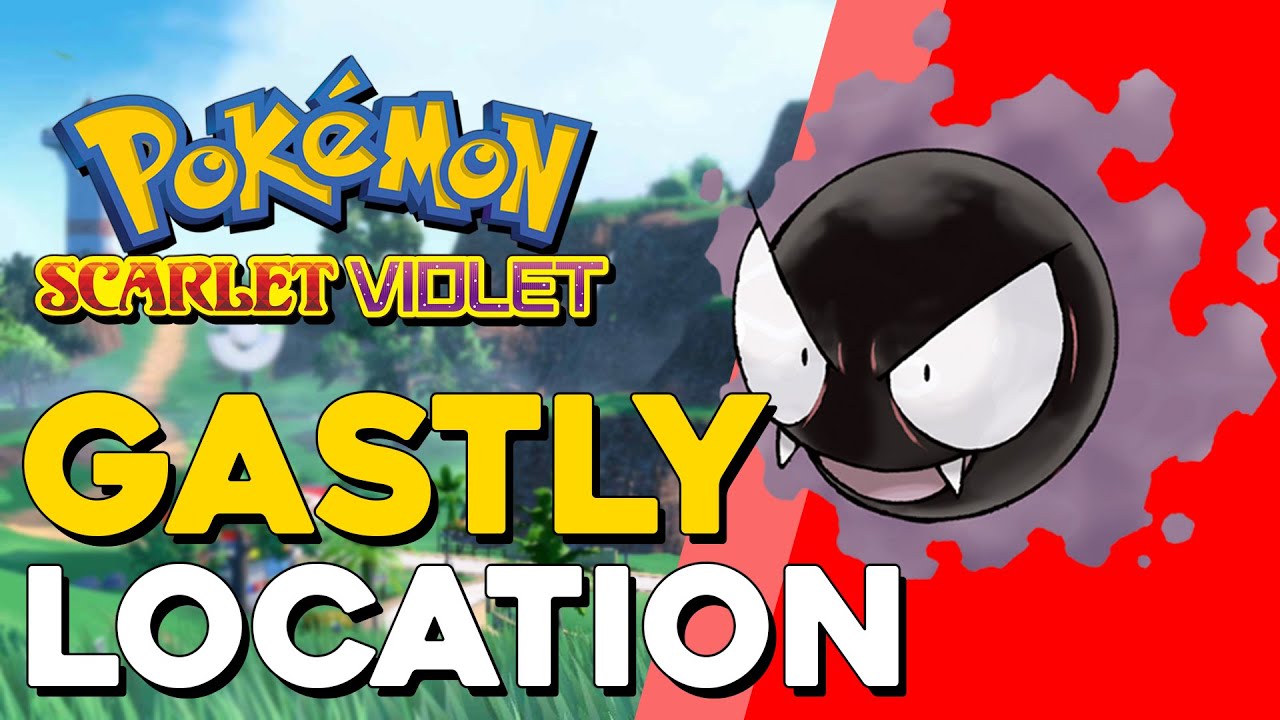 Pokemon Scarlet & Violet Gastly Location - YouTube