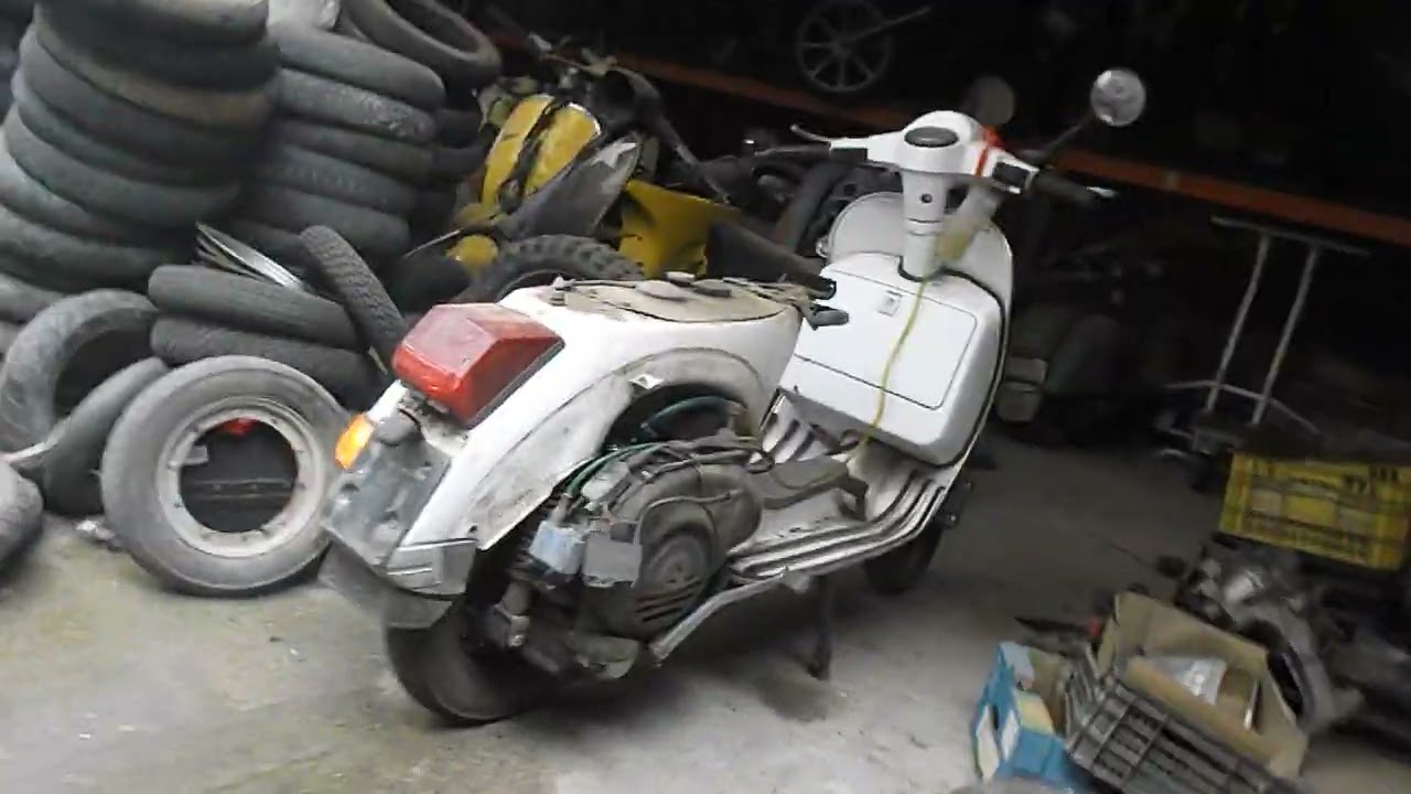 Motor Vespa PX 125 - YouTube