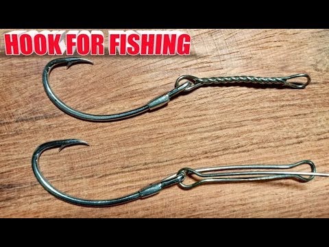 How to fishing hook -Hook Handmade for fishing - YouTube