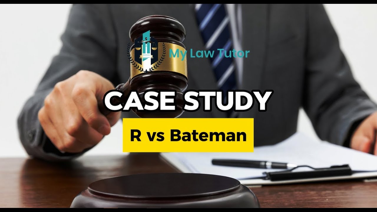 R v Bateman | Case Study | UK Criminal Law | My Law Tutor - YouTube