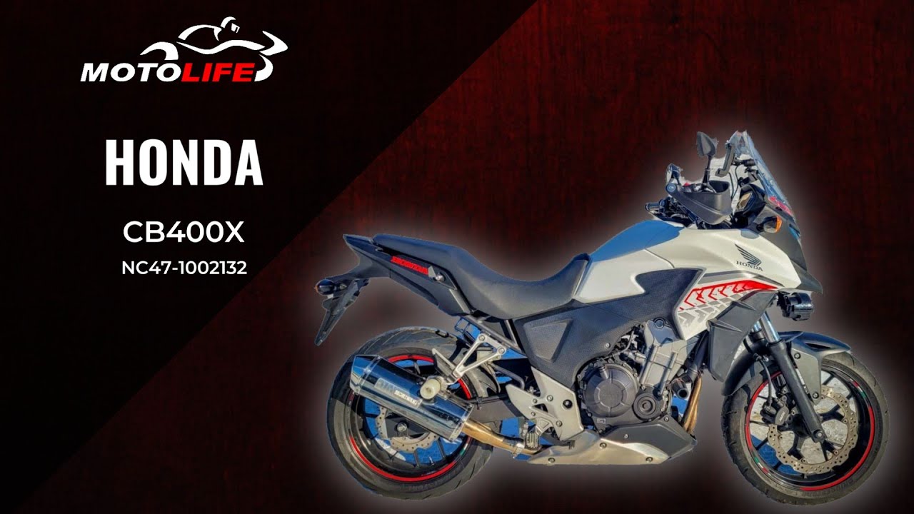 HONDA CB400X - NC47-1002132 - YouTube