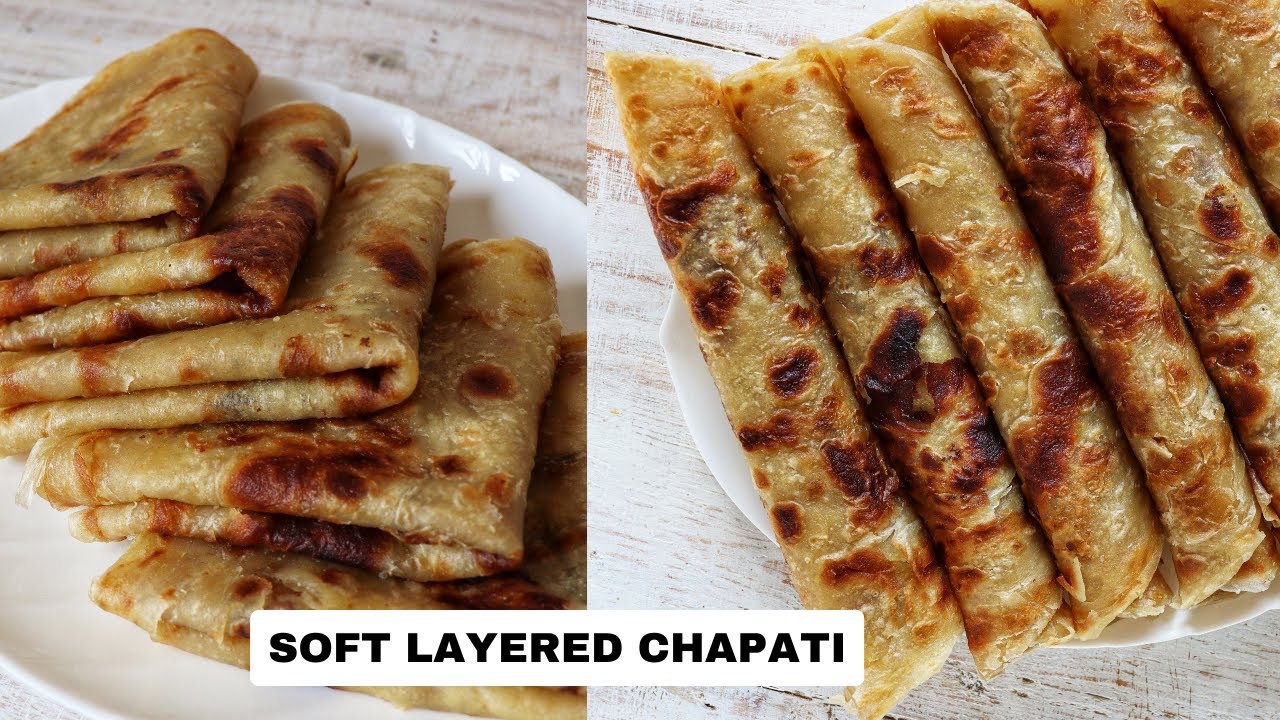 How to make Soft Layered Chapati | Simple Recipe | You only need 3 ...