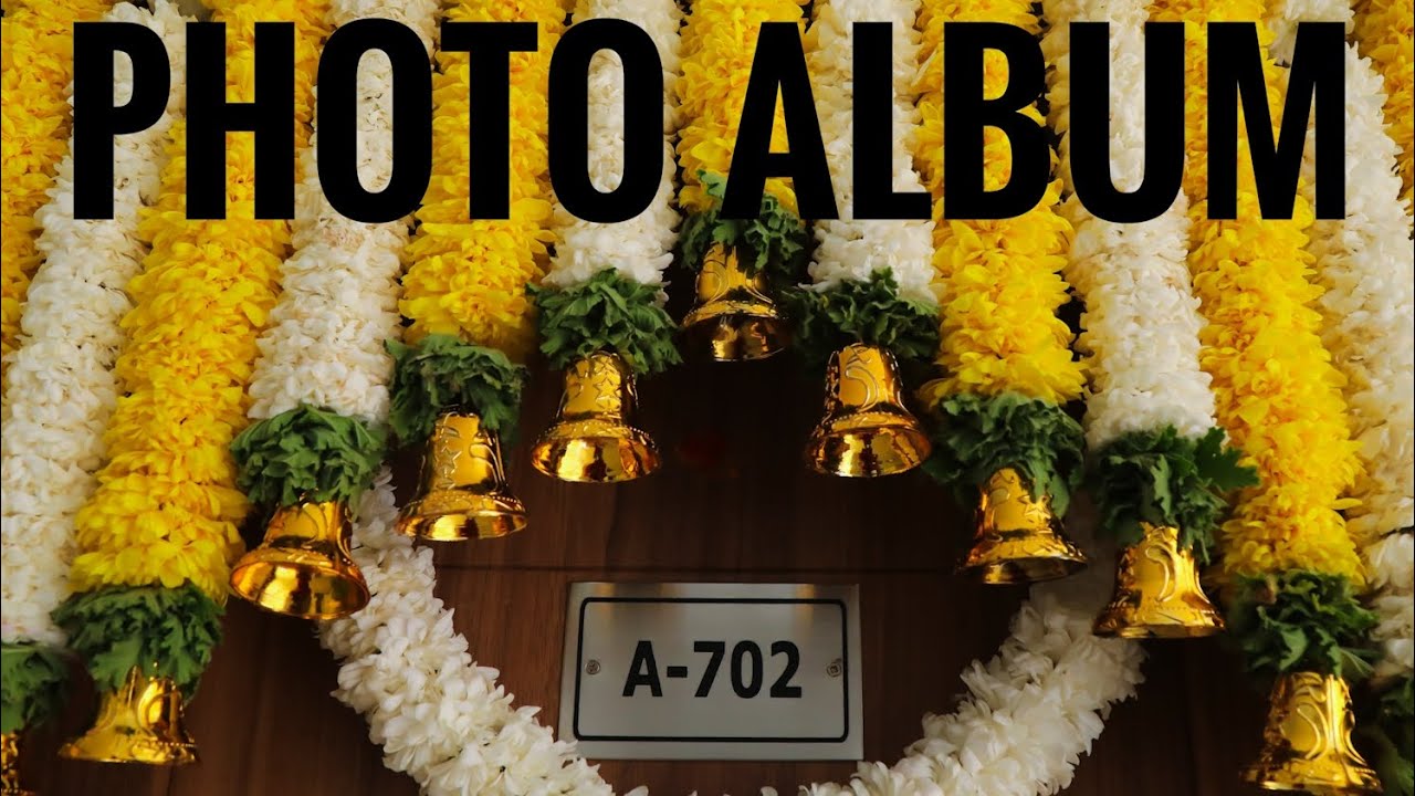 Photo Album printed for a House warming ceremony - YouTube
