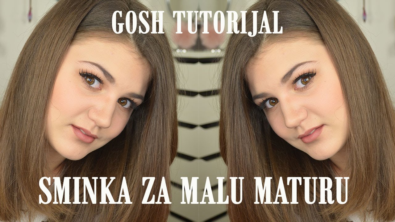 Tutorijal: predlog sminke za malu maturu i Gosh 30% popusta za vas ...