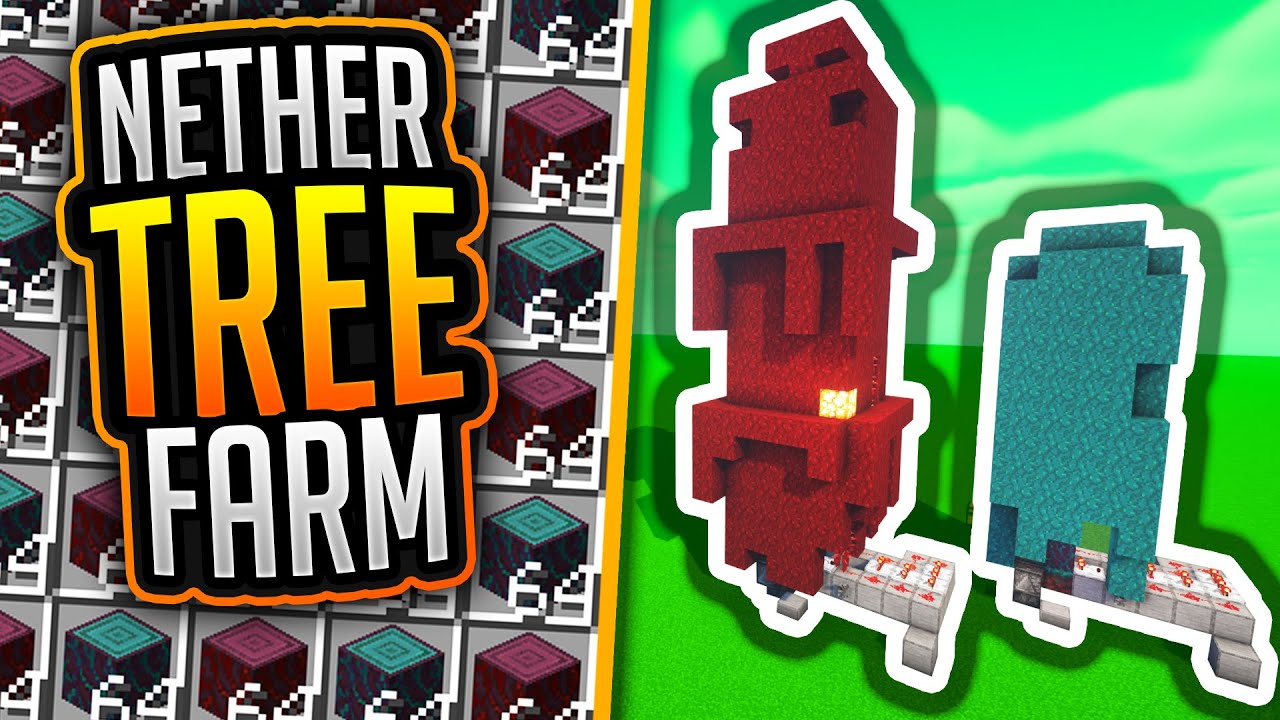 Nether Tree Farm Tutorial (Einfach) Minecraft 1.20 ErikOnHisPeriod ...