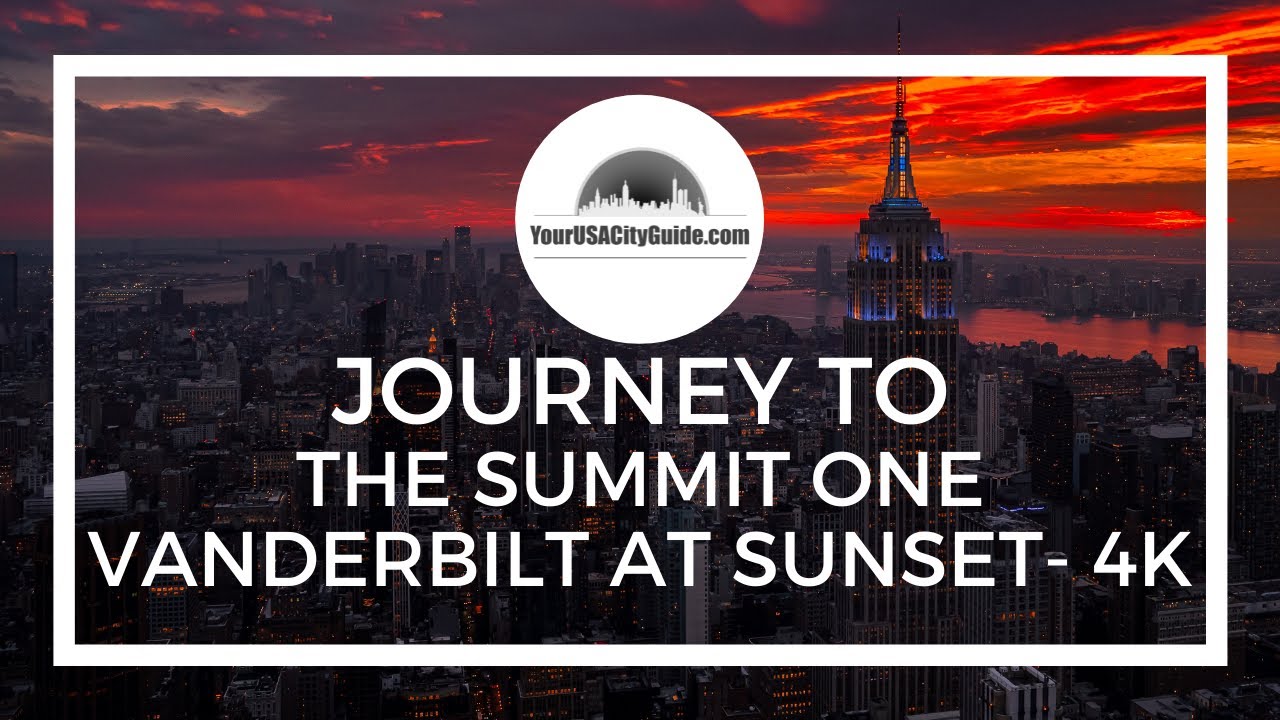 Summit One Vanderbilt At Sunset in 4K - New York City - YouTube