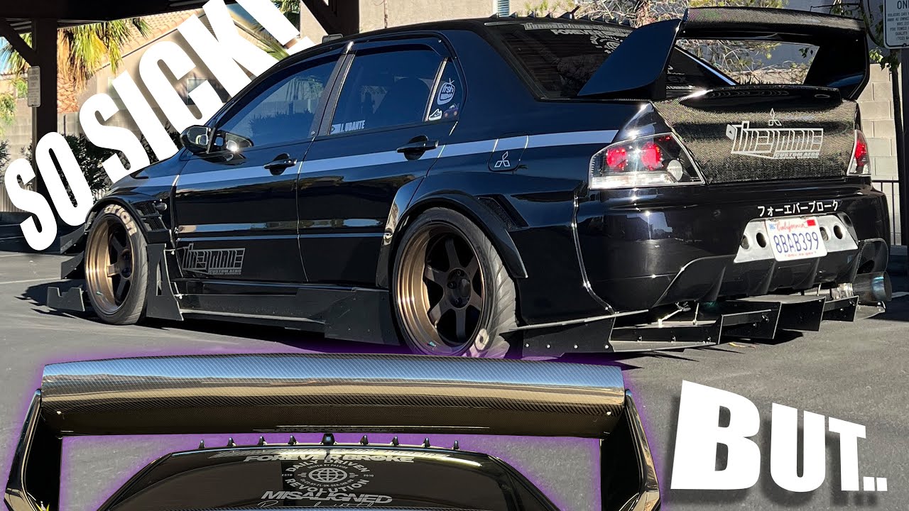 My NEW favorite exterior mod on the evo! Mitsubishi Lan EVO 8/9 RPG ...