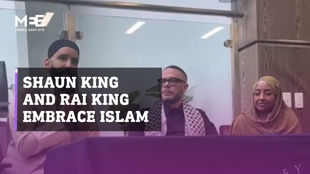 US writer and activist Shaun King has embraced Islam with his wife Rai ...
