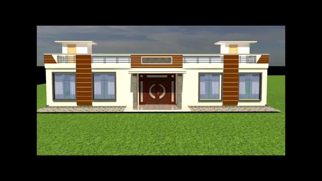 60feet front elevation house/best house plan/ak house plan/ak house design - YouTube