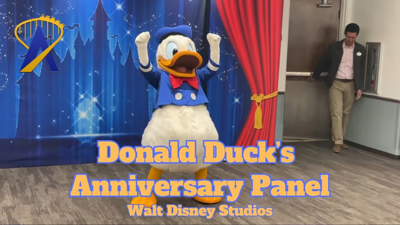 Donald Duck Anniversary Panel at Walt Disney Studios - YouTube