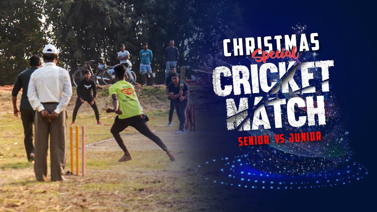Cricket Match | Senior vs Junior | Tennis cricket | Vlog with Bong ...