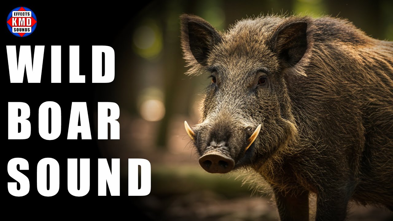 WILD BOAR SOUND - ANIMAL SOUNDS - Sound Effects - YouTube