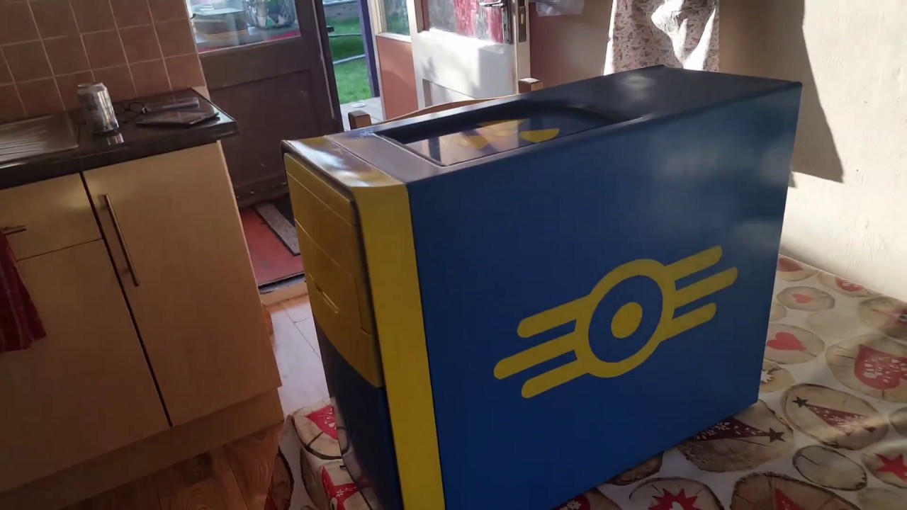 fallout 4 pc case work in progress - YouTube