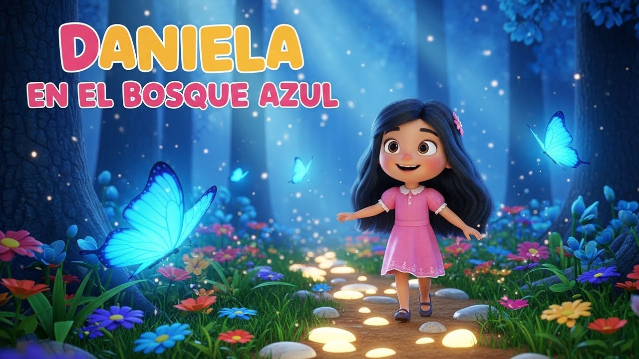 Daniela en el Bosque Azul 🌲🦋 | Canción Infantil Personalizada con ...