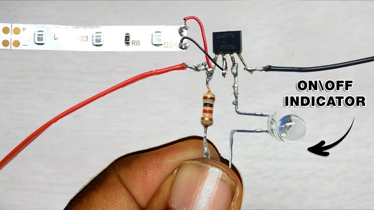 How To Make Magnetic ON\OFF Switch with LED Indicator | Creative Life ...