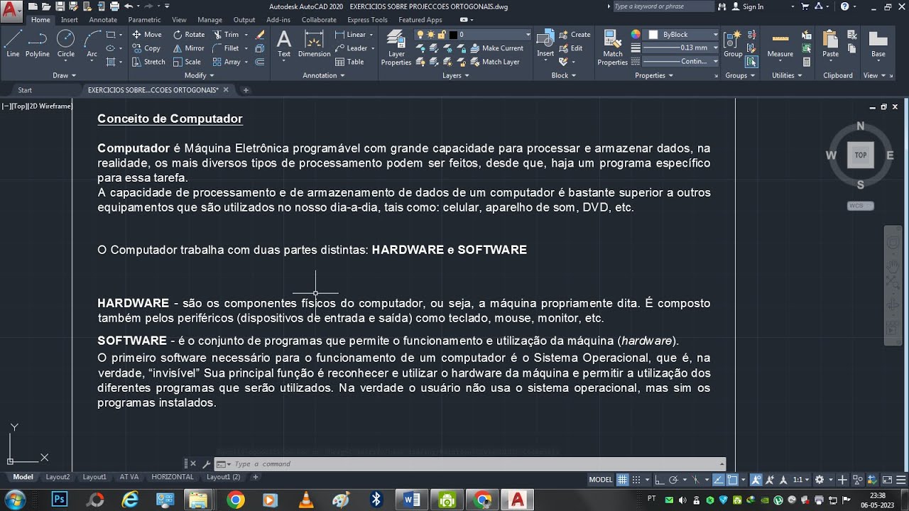 A FORMA FÁCIL DE IMPORTAR TEXTO DO MICROSOFT WORD PARA O AUTOCAD - YouTube