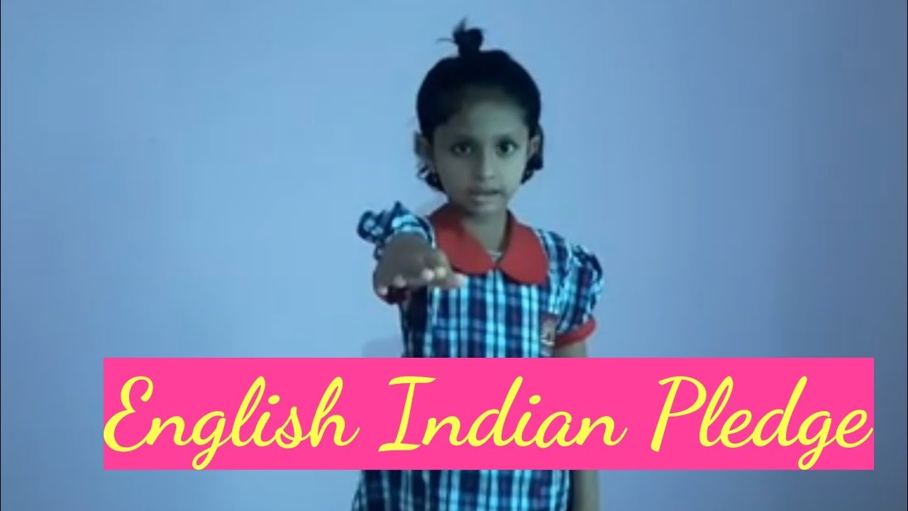 English Pledge of Kendriya Vidyalaya - YouTube