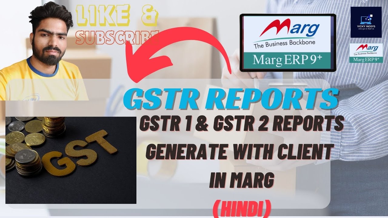 GST REPORTS IN MARG WITH CLIENT | GSTR REPORTS KAISE NIKALE MARG MEIN # ...