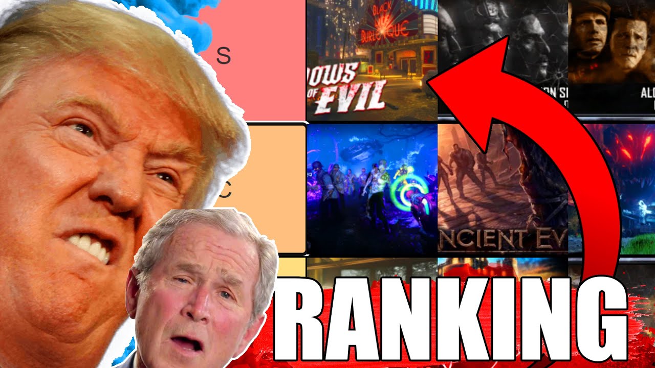 THE PRESIDENTIAL ZOMBOYS MAKE A COD ZOMBIES TIERLIST!!! - YouTube