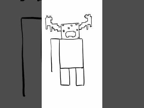 How to Draw the Warden from Minecraft #shorts - YouTube