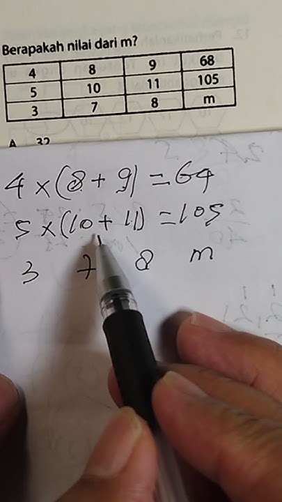 Ralat 64 seharusnya 68. Pola bilangan TPA OTO Bappenas #maths #tpaotobappenas - YouTube
