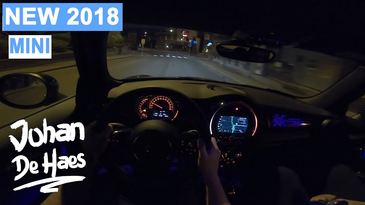 2018 MINI Cooper NIGHT POV test drive - YouTube