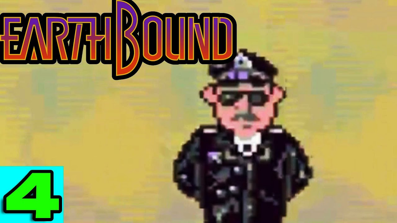 Bear Plays Earthbound (SNES Walkthrough) Part 4 | The Police ATTACK ...