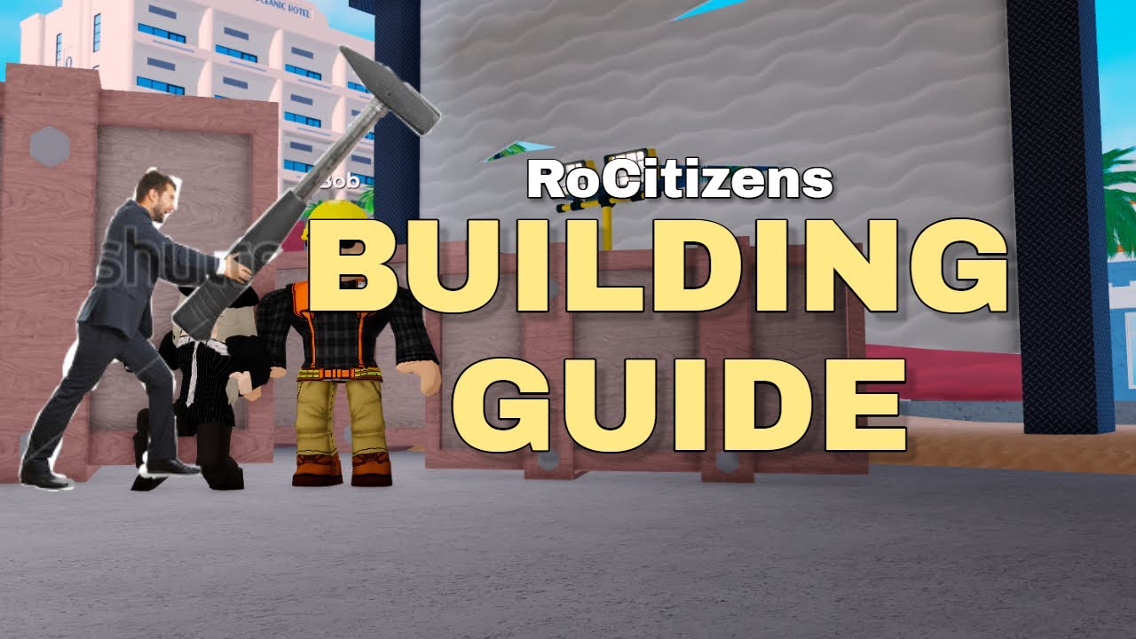 How to build in RoCitizens | Plots, edit mode & decals tutorial/guide ...