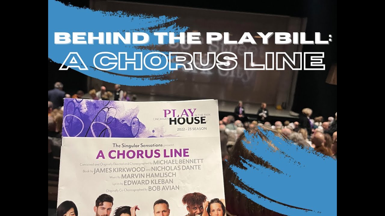 A Chorus Line Playbill