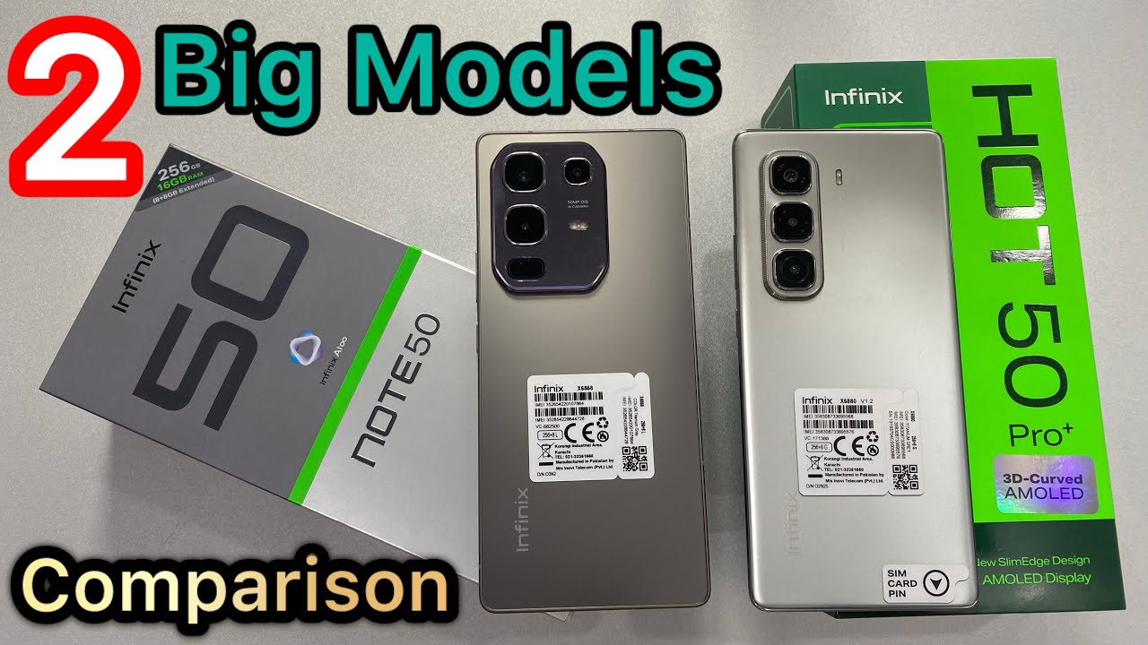 Infinix Note 50 vs infinix Hot 50 pro plus | which is better for you ...